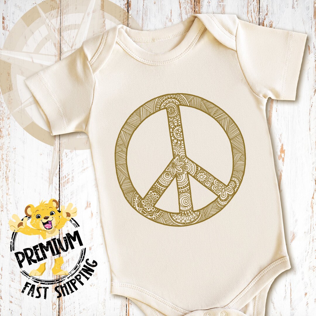 Doodle Peace Onesie®, Peace Baby Onesie®, Peace Symbol Baby Onesie ...