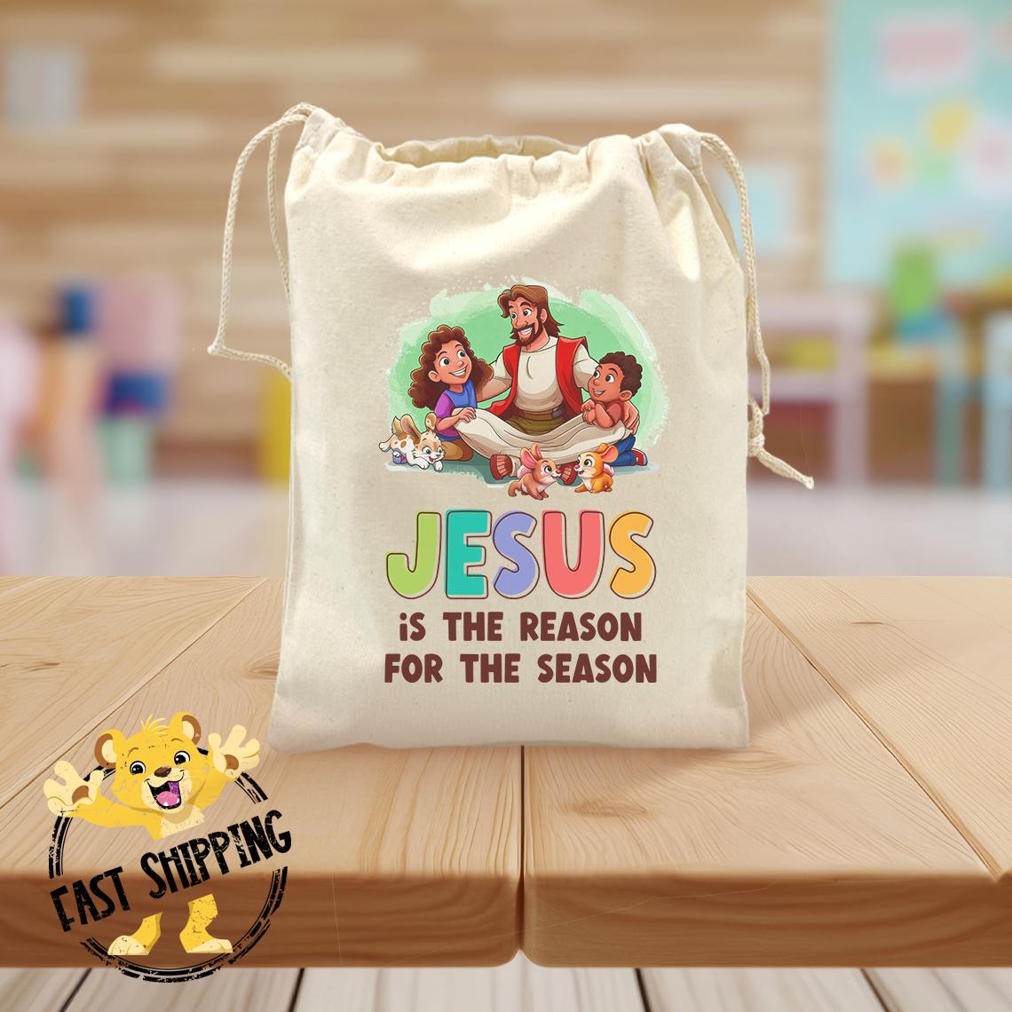 Jesus is the Reason Kids Goodie Bags - Reusable Easter Egg Basket ...