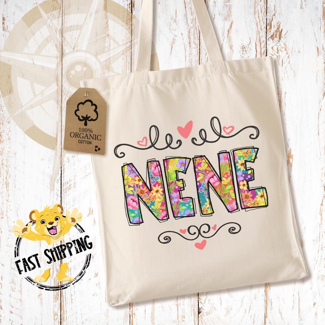 Cute Nene Tote Bag - New Grandma Gift - Mother's Day Present for Nene ...