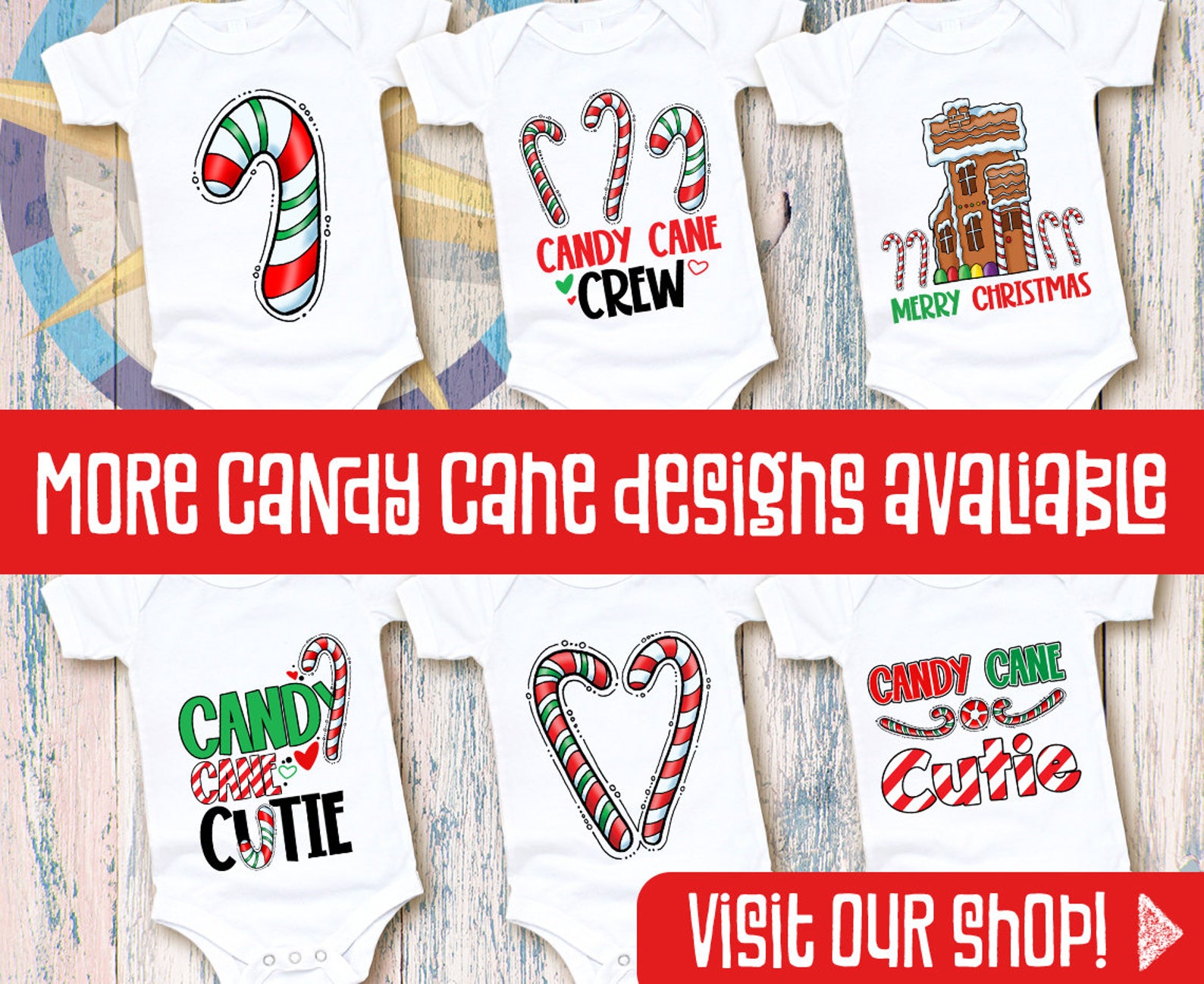 Candy Cane Cutie Onesie®, Candy Cane Onesie®, Candy Cane Baby Onesie ...