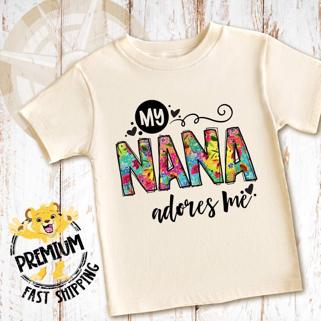 My Nana Adores Me Onesie®, Nana Baby Onesie®, I Love My Nana, Nana Onesie®, Nana Baby Clothes ...