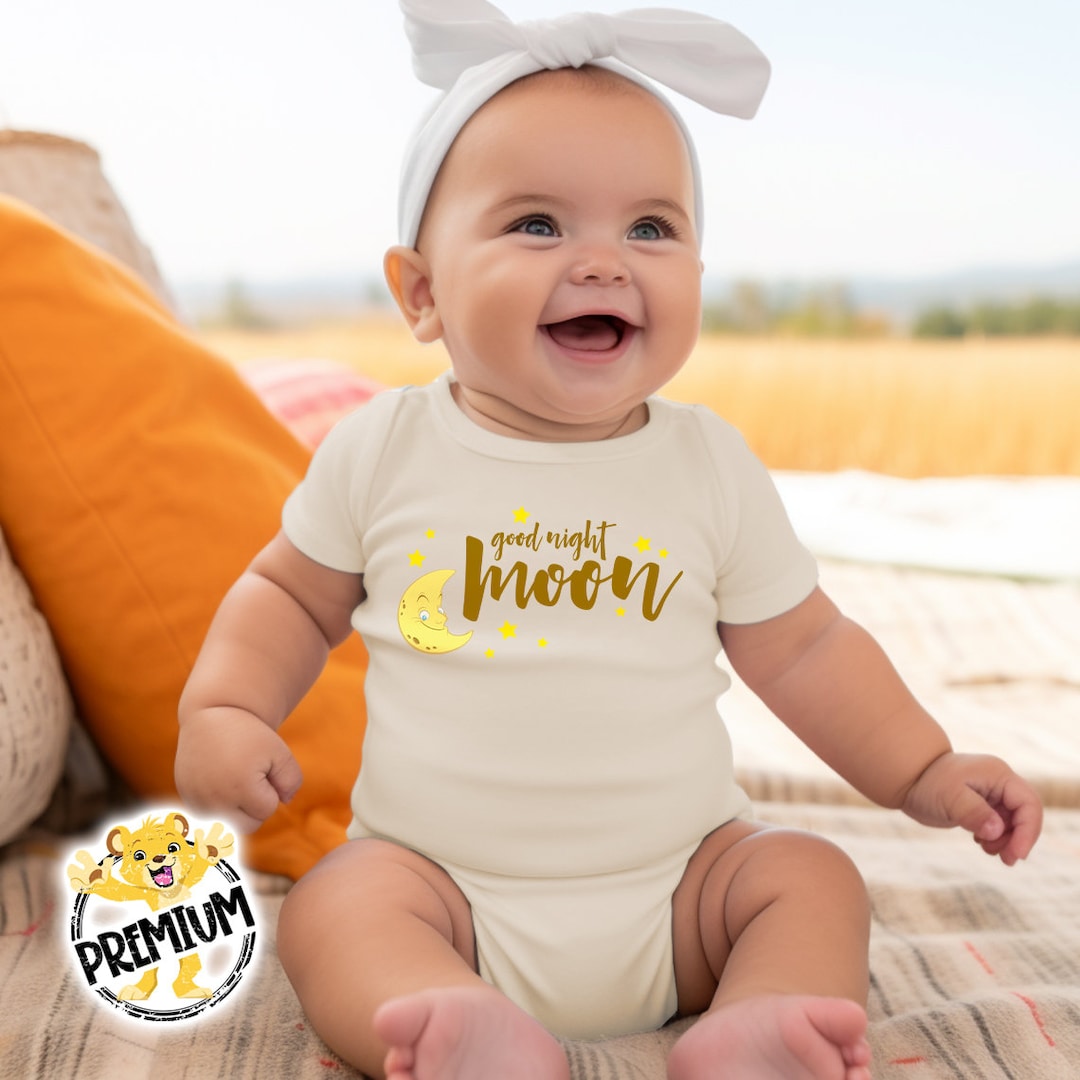 Good Night Moon Onesie®, Moon Onesie®, Cute Baby Onesie® for Boy or ...