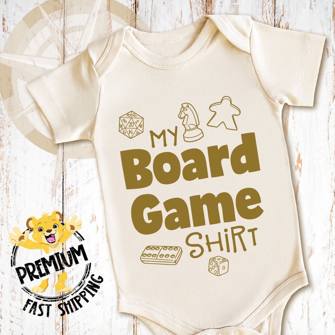 My Board Game Shirt Onesie®, Board Game Bodysuit, Gaming Onesie®, Fun ...