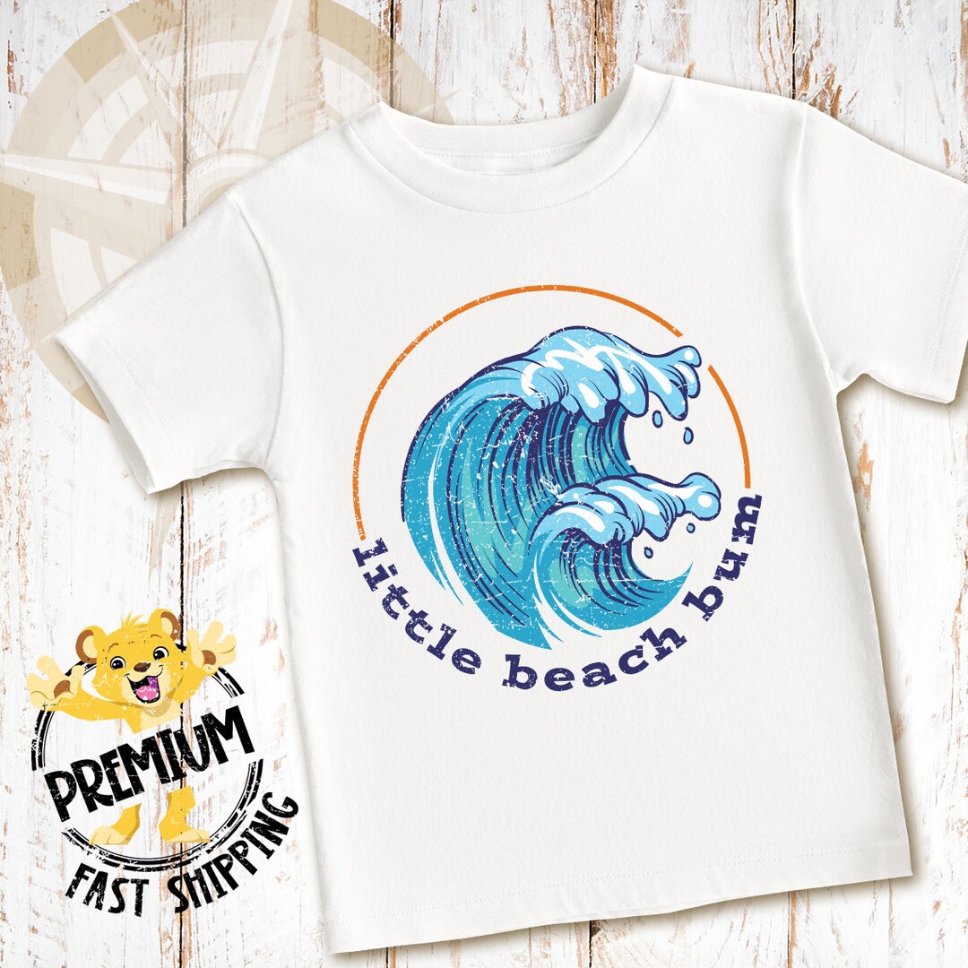 Little Beach Bum Ocean Shirt or Onesie® - Baby Through Youth Clothes ...