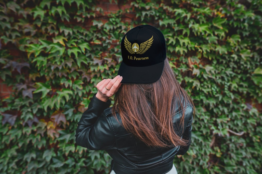 Pilot Wings Hat Baseball Cap Airplane First Officer Hat - Etsy