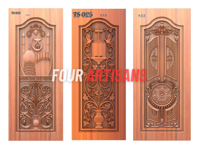 Cnc Files 3449 Wooden Door Designs Cnc Router Files for Wood for Wood ...