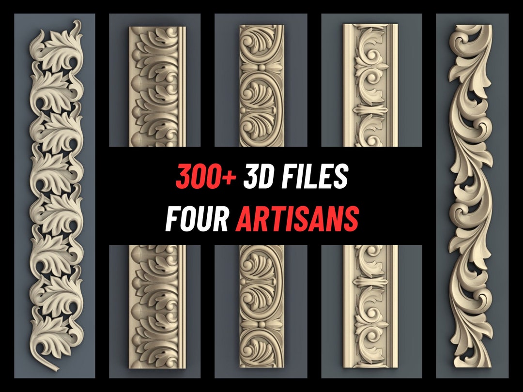 Cnc Files 299 Royal Border Designs Cnc Files for Wood Router for Wood ...