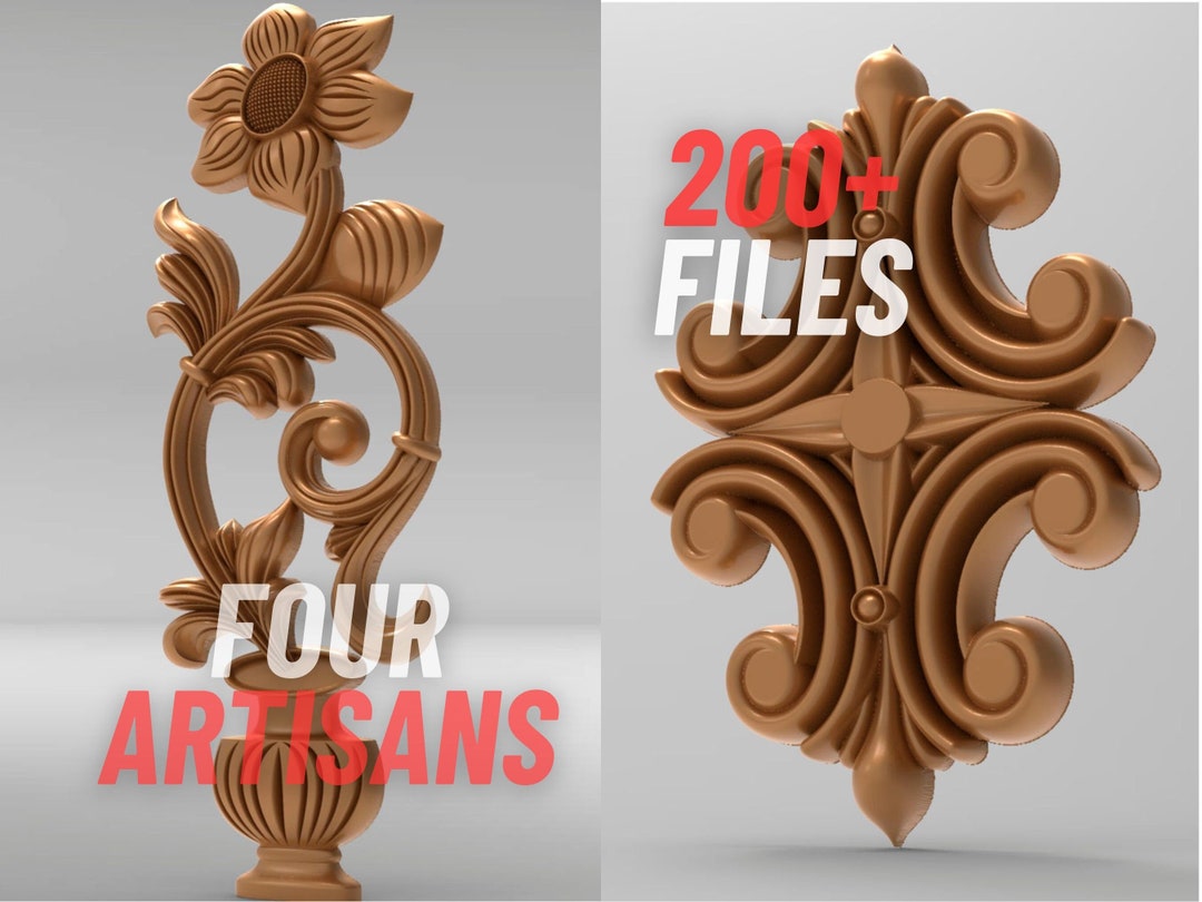 Cnc Router Files Cnc Files for Wood Dxf Svg Stl 3d Pattern Files for ...