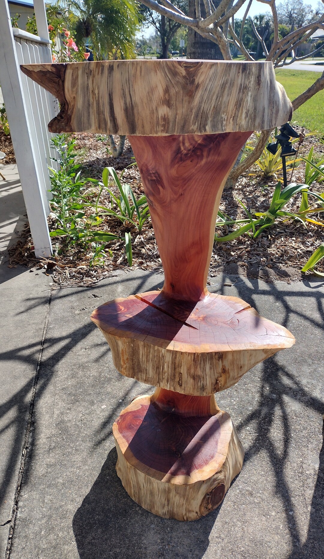 Cedar/juniper Side Table - Etsy