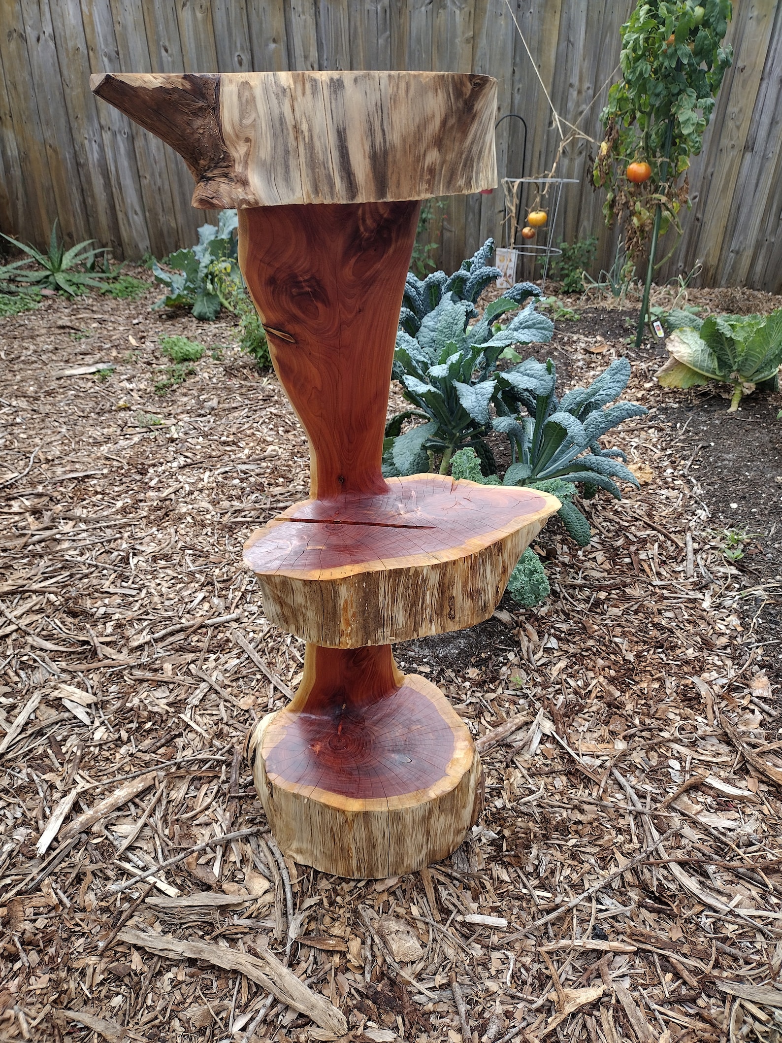 Cedar/juniper Side Table - Etsy