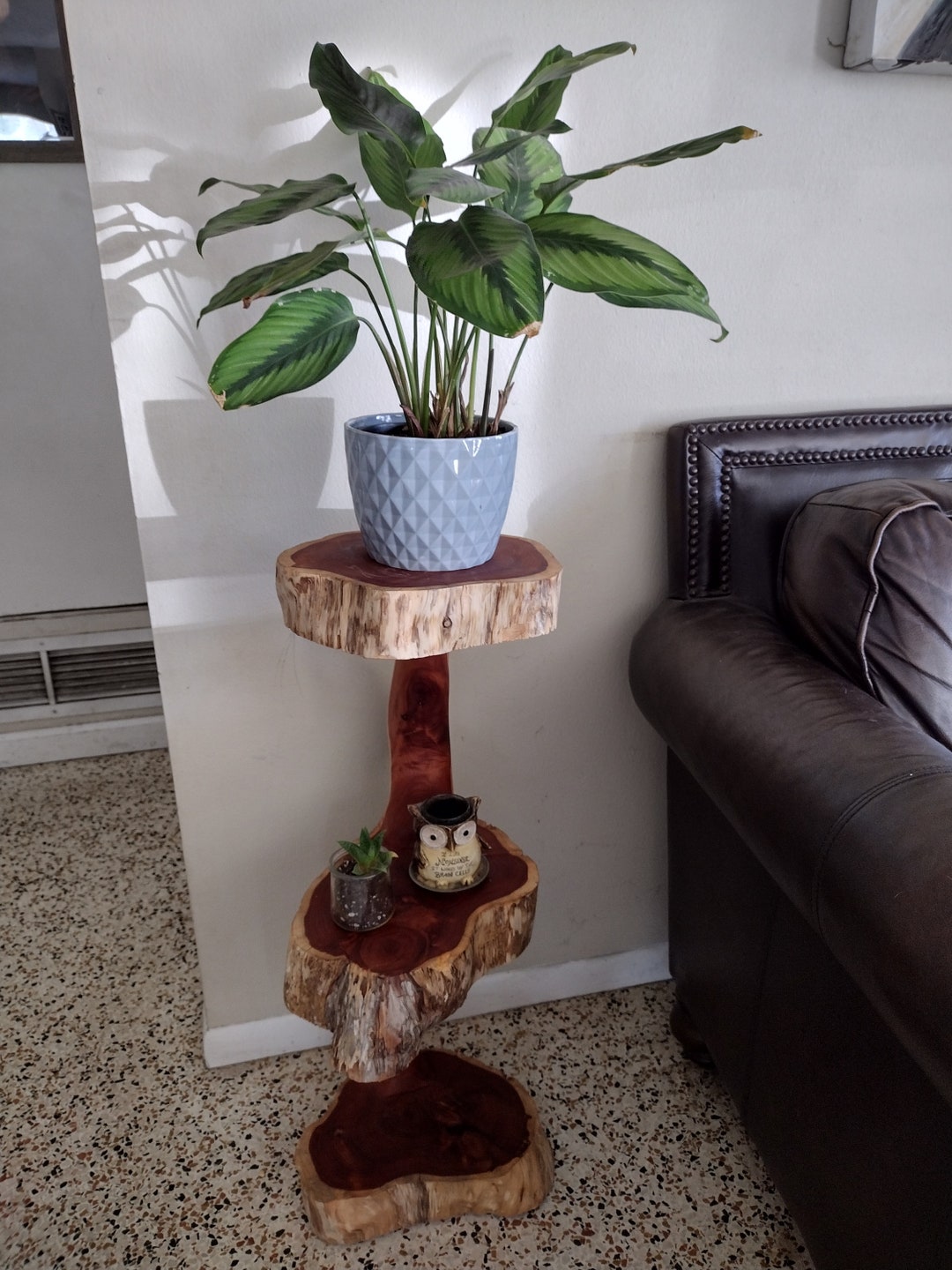 Cedar/juniper Side Table - Etsy