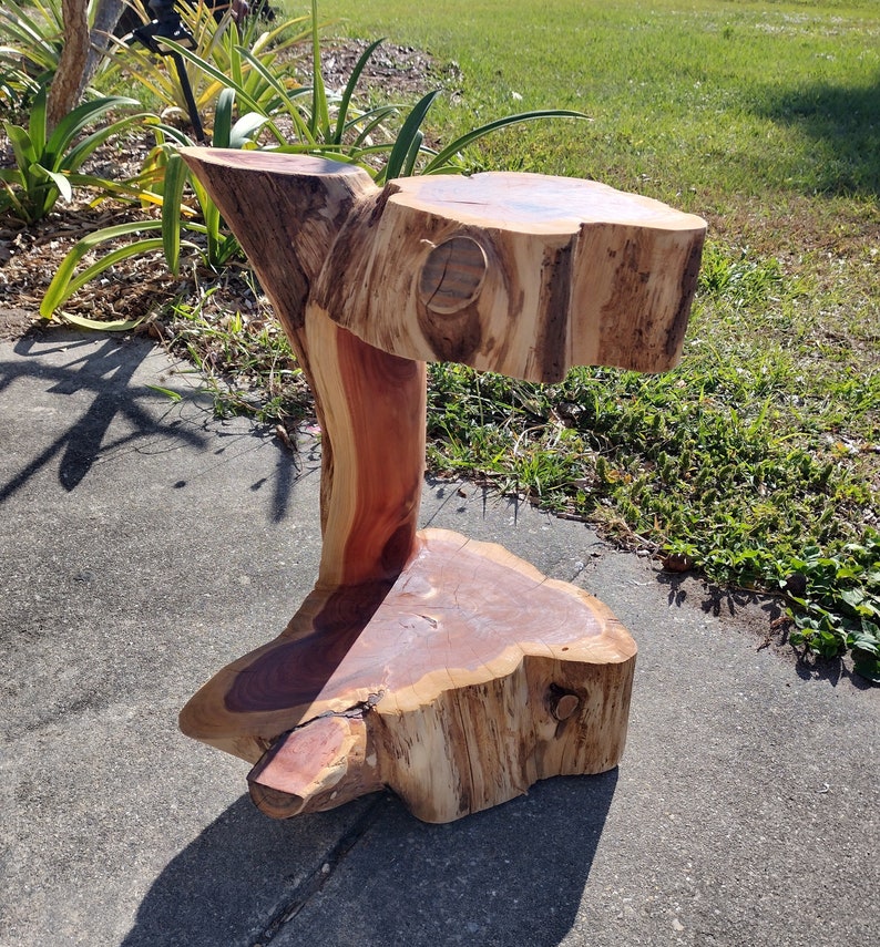 Cedar/juniper Side Table - Etsy