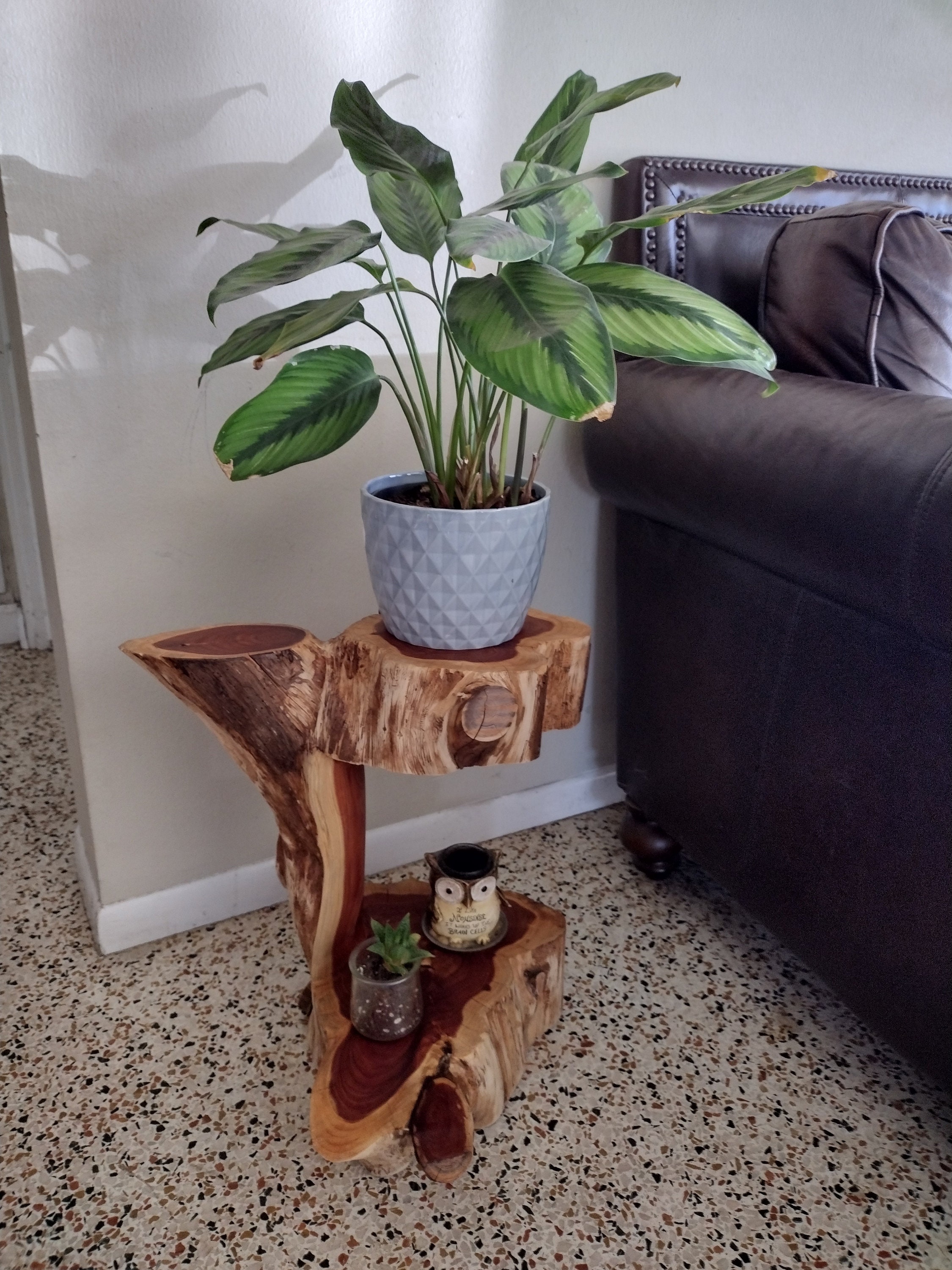 Cedar/juniper Side Table - Etsy