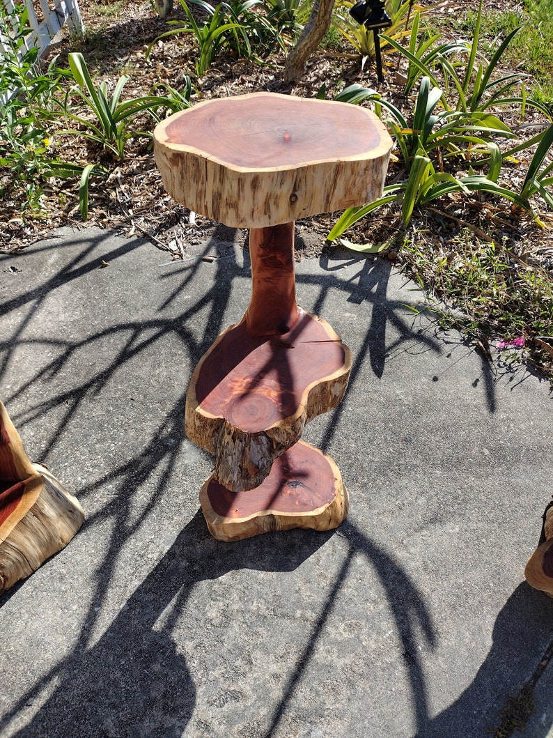 Cedar/juniper Side Table - Etsy