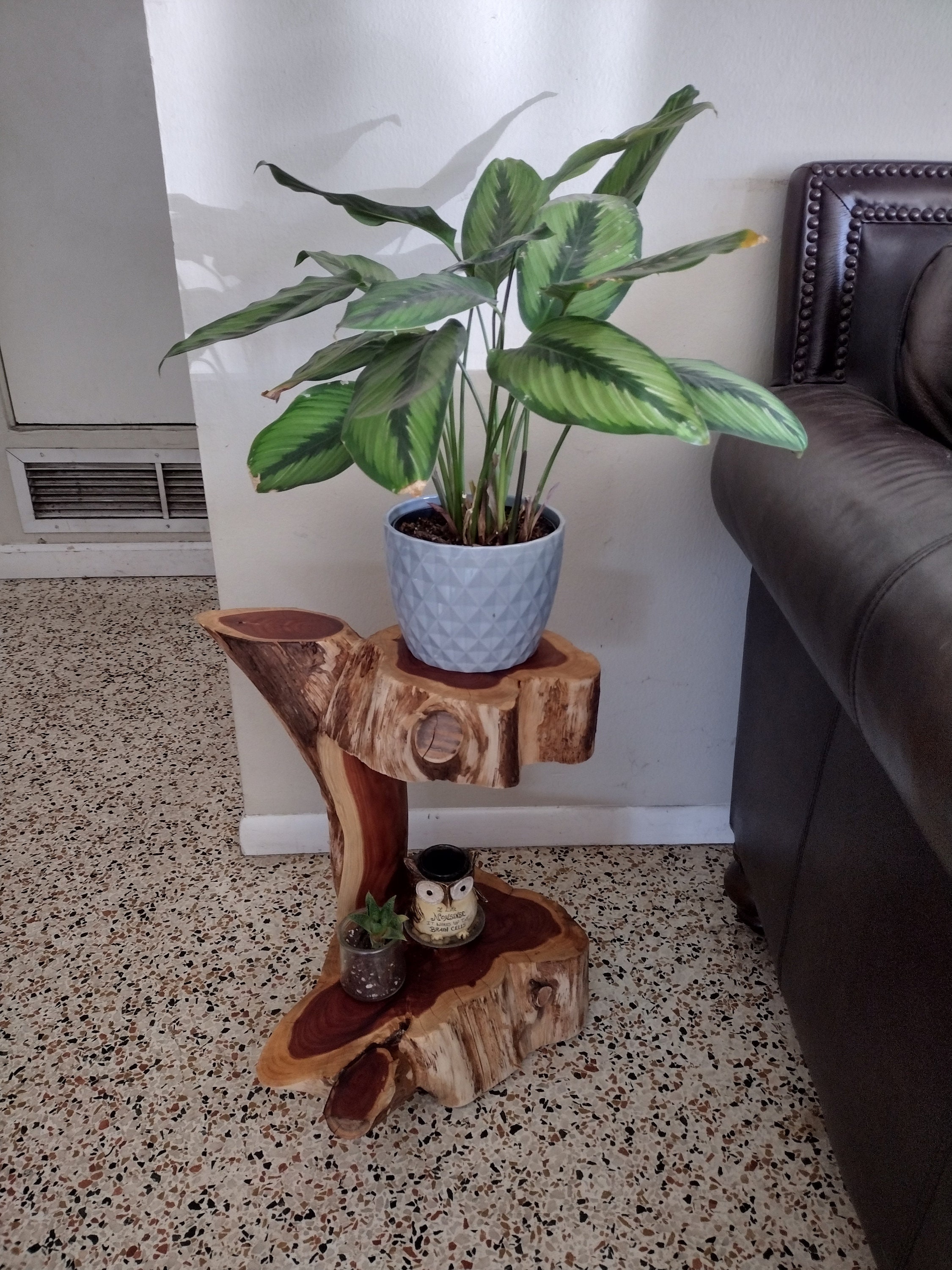 Cedar/juniper Side Table - Etsy
