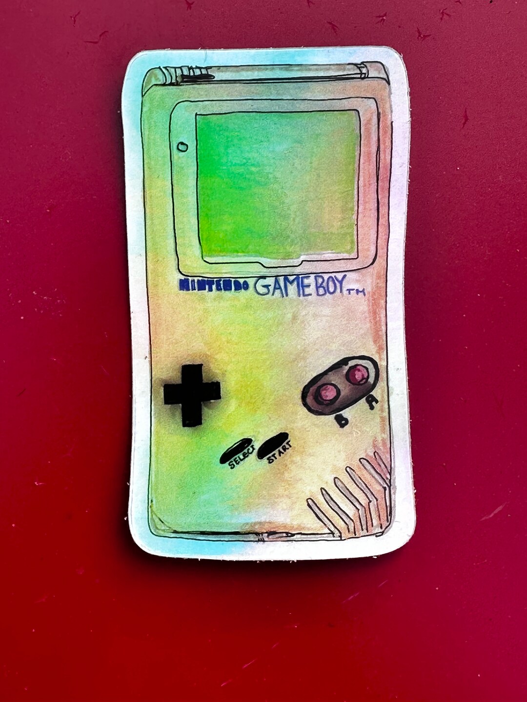 Gameboy Sticker. - Etsy