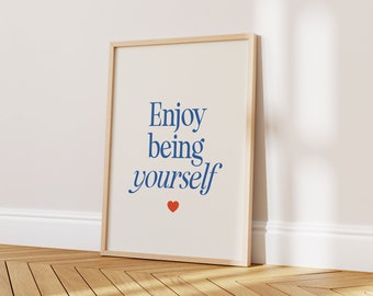 Positive Quote Print, Trendy Wall Art, Digital Download Print ...