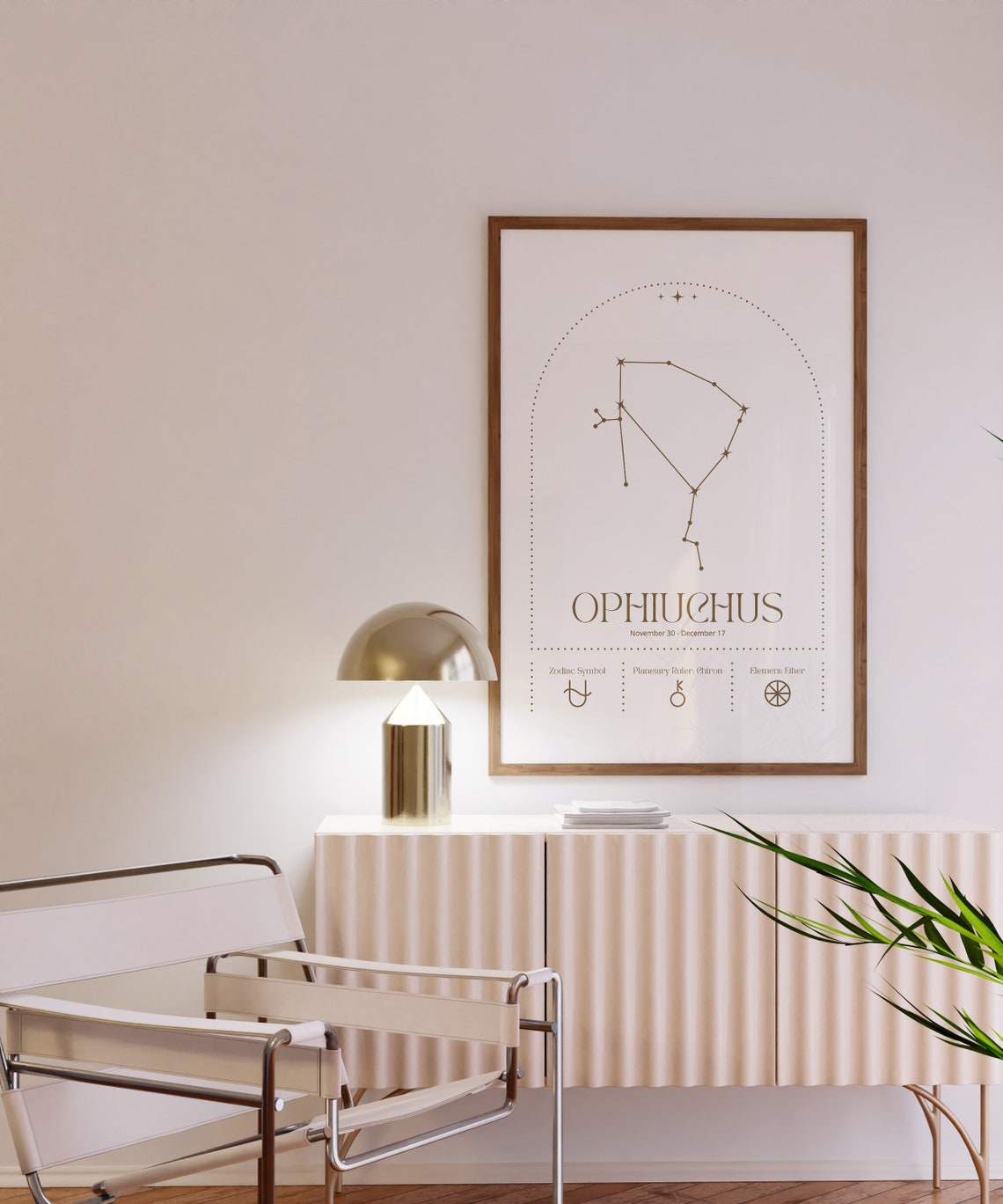 Ophiuchus Print, Zodiac Poster, Ophiuchus Gift, Modern Neutral Wall Art ...