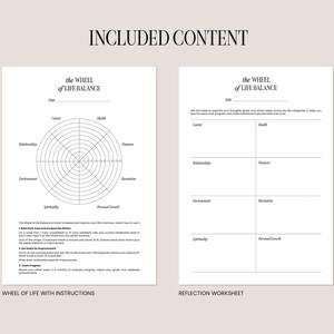 The Wheel of Life Balance, Simple Printable Download, Wheel of Life ...
