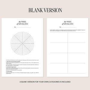 The Wheel of Life Balance, Simple Printable Download, Wheel of Life ...