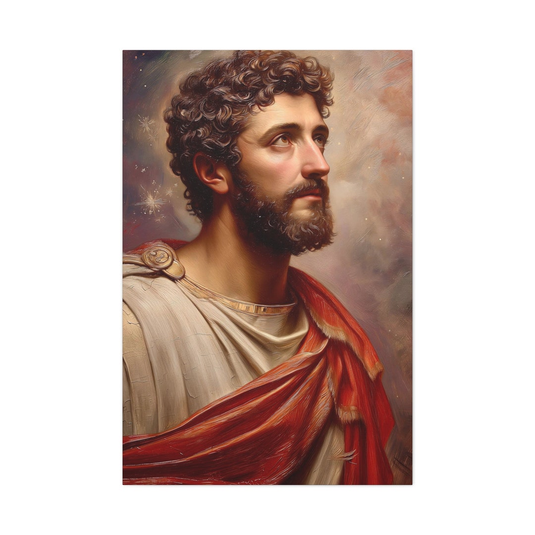 Marcus Aurelius Stoic Philosopher Roman Empire Universe Canvas Wall ...