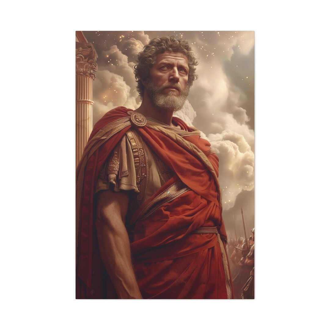 Marcus Aurelius Roman Stoic Philosopher Rome Senate Portrait Gallery ...