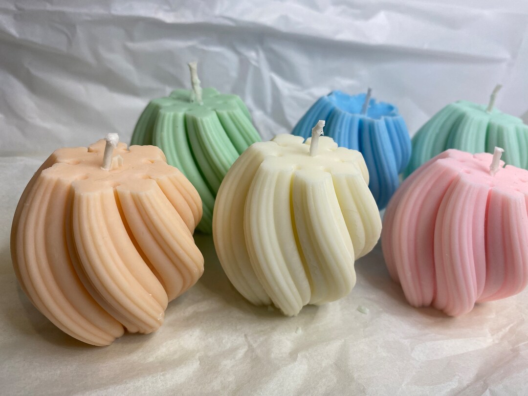 Twisted Swirl Candle - Set of 4 - Etsy