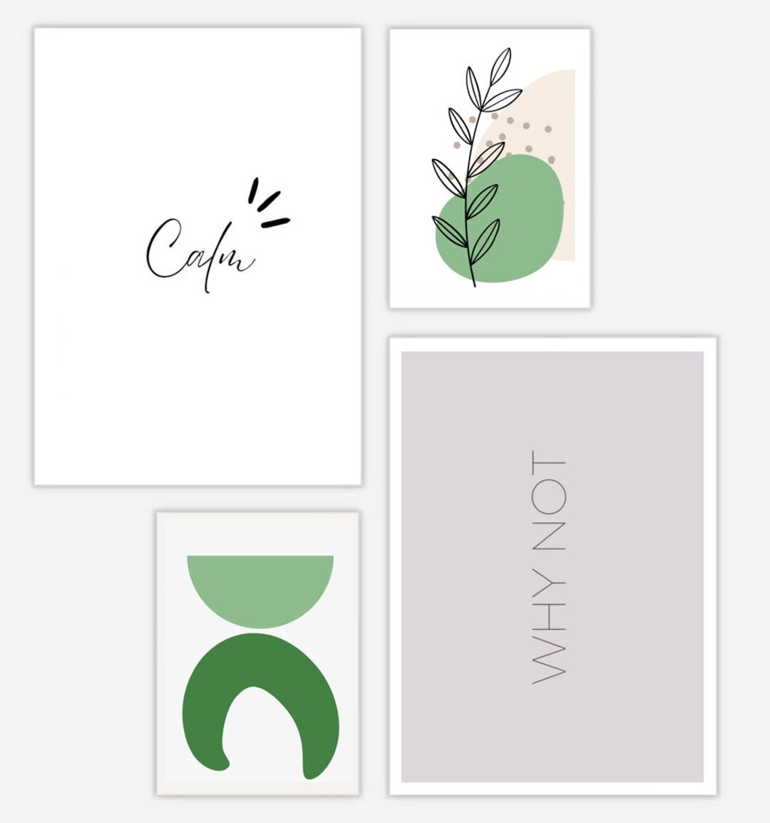 Pack of 4 Spring Printable Poster, Home Decor or Office Decor - Etsy