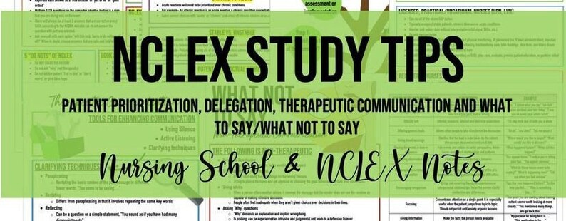 Nclex Tips and Strategies - Etsy