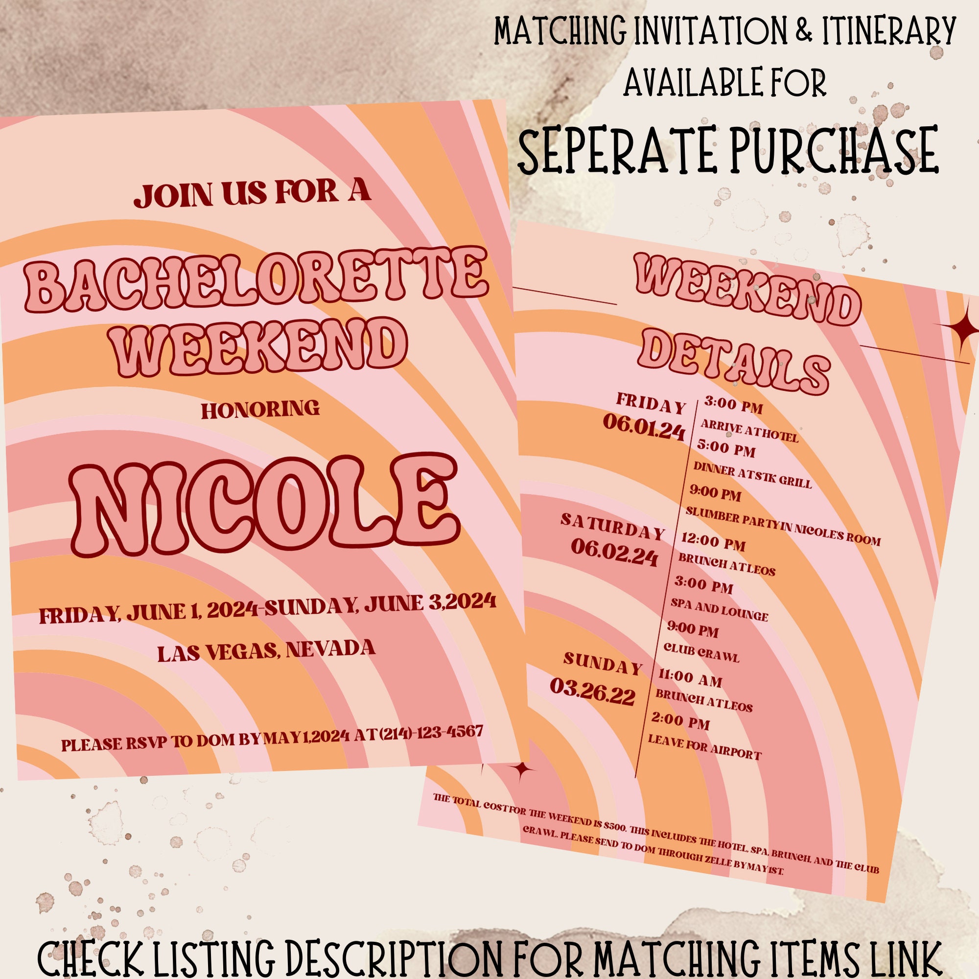 Editable How Well Do You Know the Bride Quiz, Groovy Bachelorette Party ...