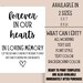 Editable Forever in Our Heart Sign, in Loving Memory Sign, Reserved ...