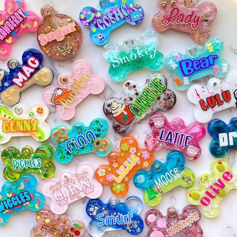 Custom Dog Tag Resin - Etsy