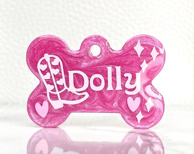 Resin Pet Tag Inspired by Pink Drink - Etsy