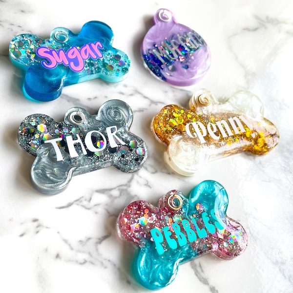 Custom Dog Tag Resin - Etsy