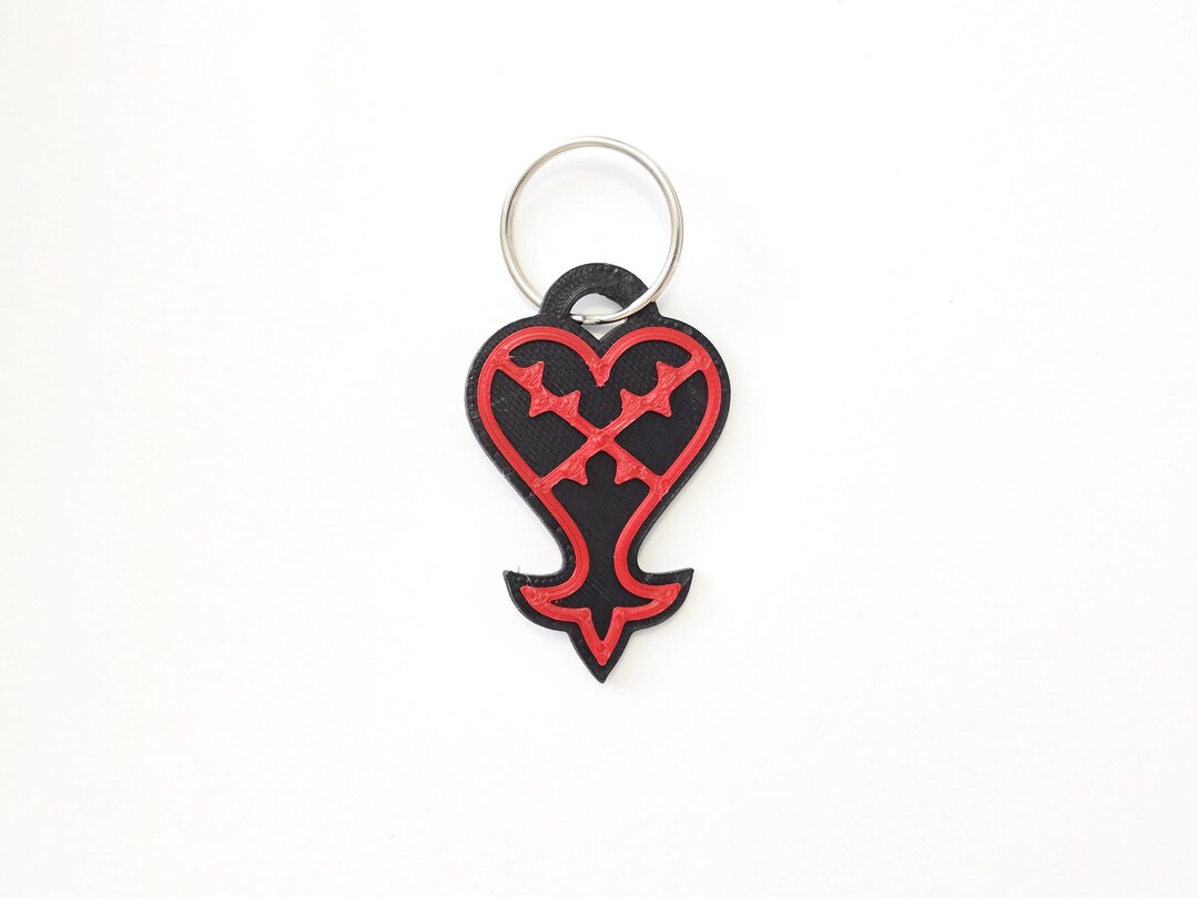 Kingdom Hearts Heartless Keychain - Etsy