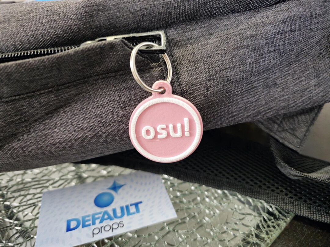 Osu! Keychain | Multi-colored 3d-printing - Etsy