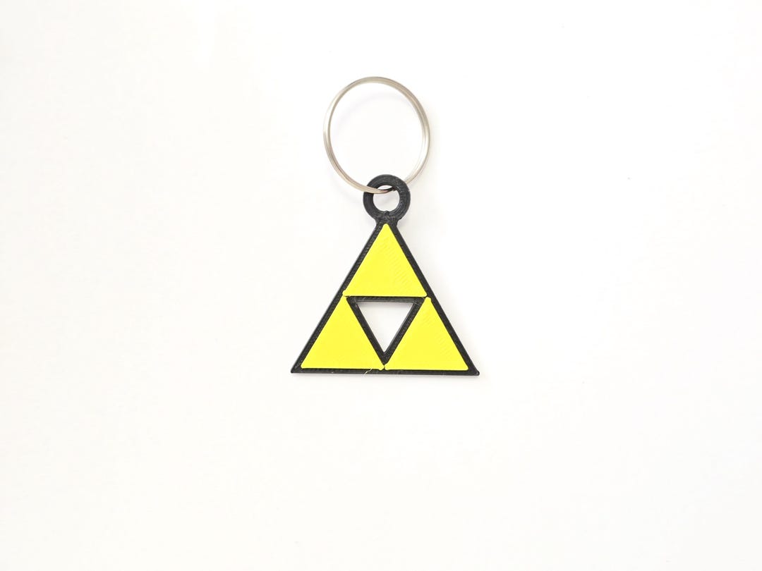 The Legend of Zelda | Triforce Keychain - Etsy