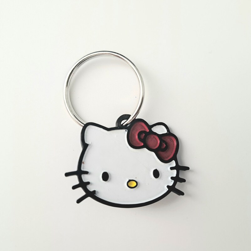 Hello Kittys Key Chain - Etsy
