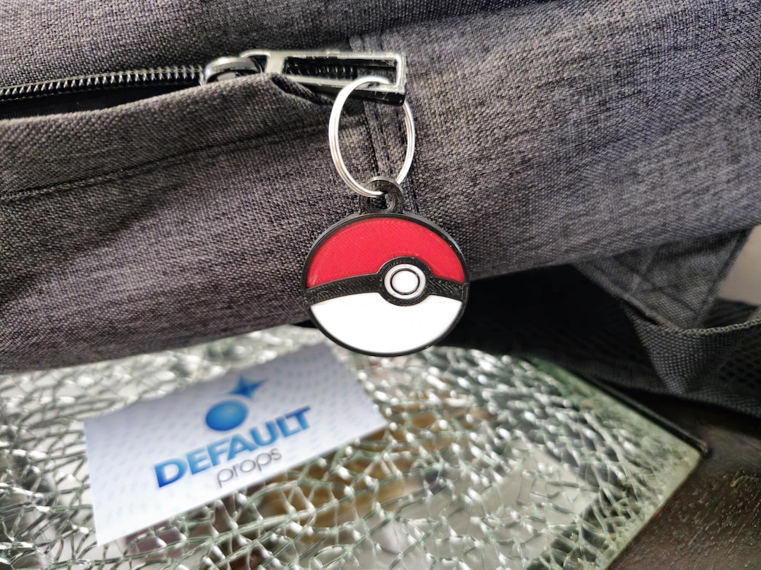 Pokémon | Poké Ball Keychain | Multi-colored 3d-printing - Etsy