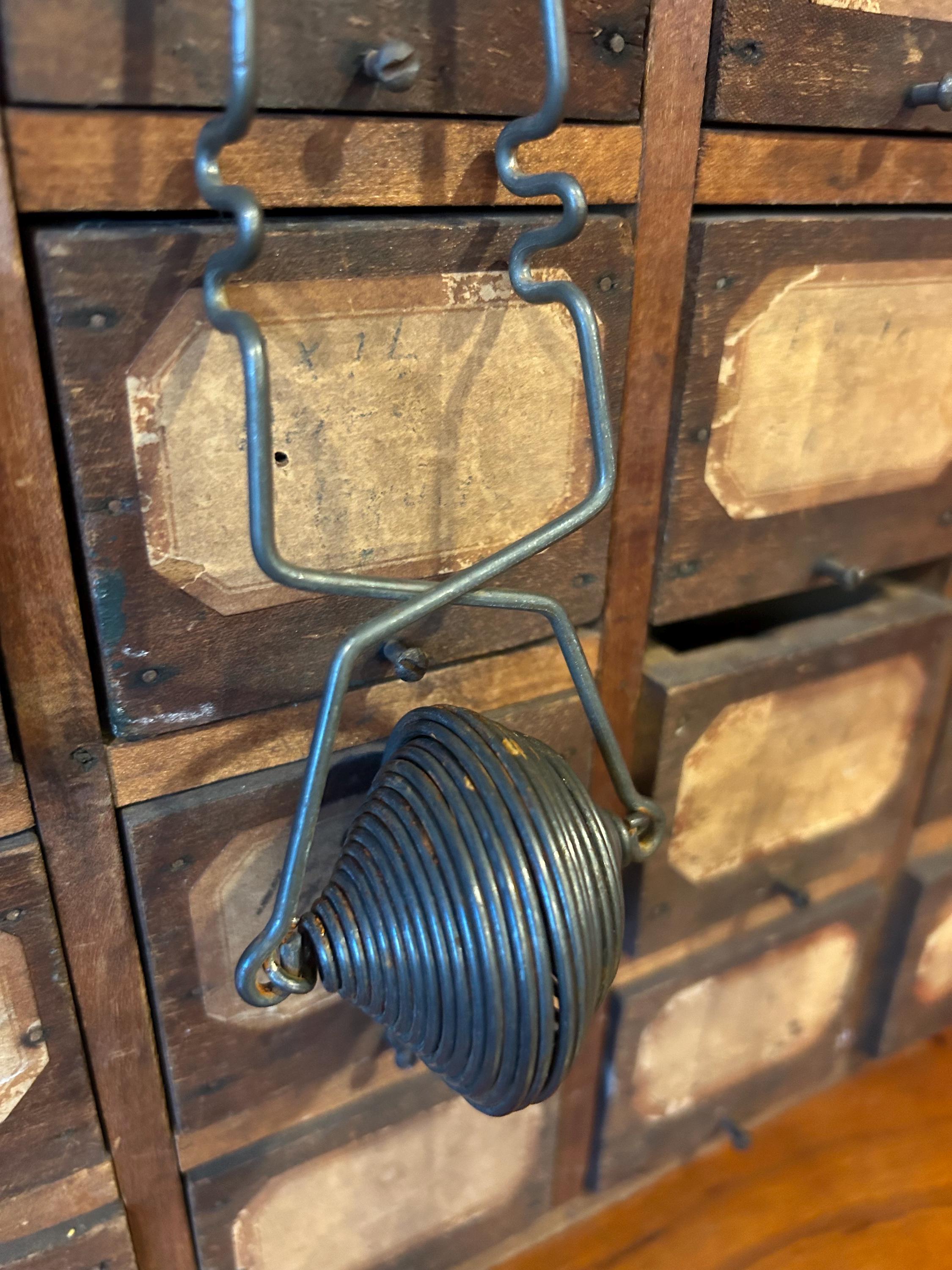 Primitive Expandable Whisk Flour Wand Unusual Wire Hand Held Egg Beater ...