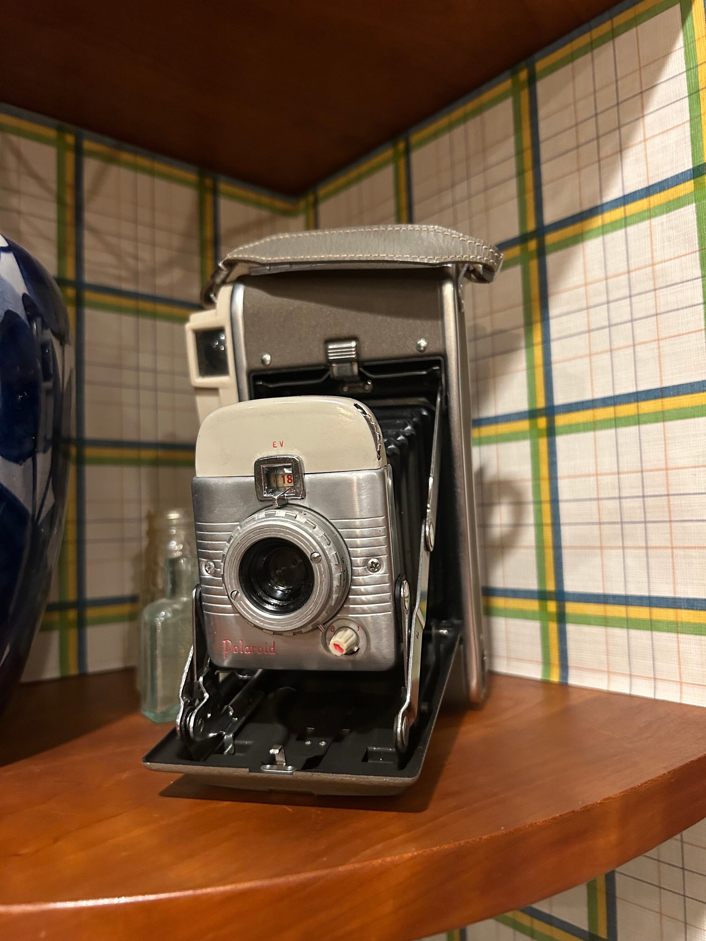 Polaroid Land Camera Model 80A & Flash With Case - Etsy