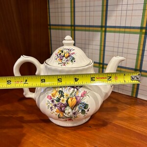 Floral Vintage Teapot by Royal Caldone Ceracraft LTD. Made in England ...