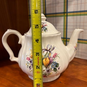 Floral Vintage Teapot by Royal Caldone Ceracraft LTD. Made in England ...