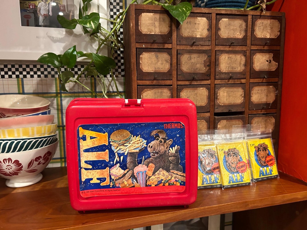 Alf Windsock + Lunch Box + Trading Cards Vintage 80's 1980 Collector ...