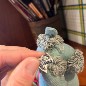 1960's Pale Blue Poodle Dog Figure Stuffed Animal - Etsy