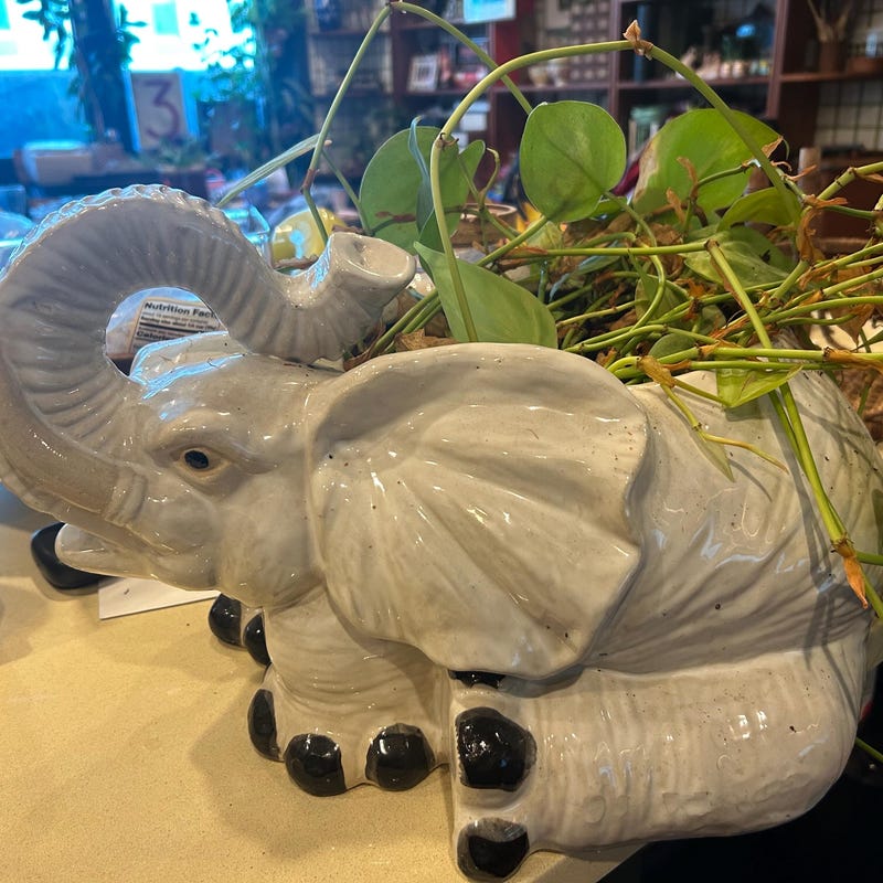 Ceramic Elephants - Etsy