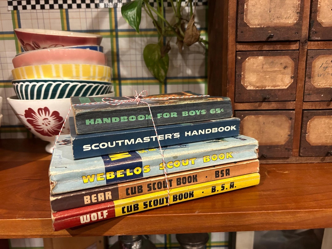 Boy Scout of America Vintage Book Bundle Retro Graphics Lot Set - Etsy