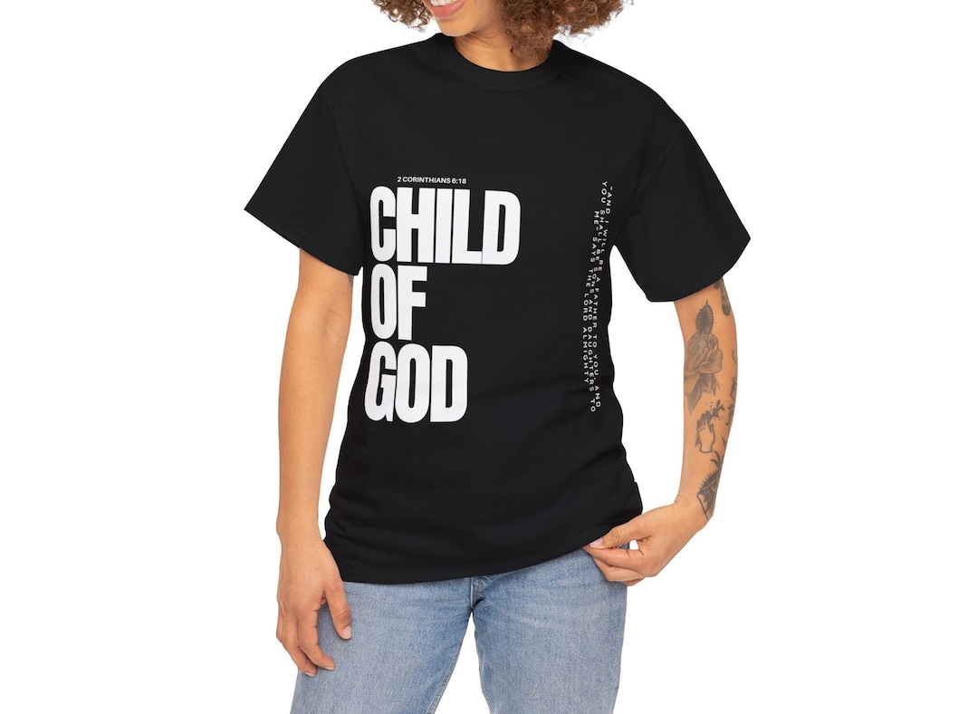 Child of God T-shirt, Bible Verse Shirt, Chrisitan Apparel, Christian T ...