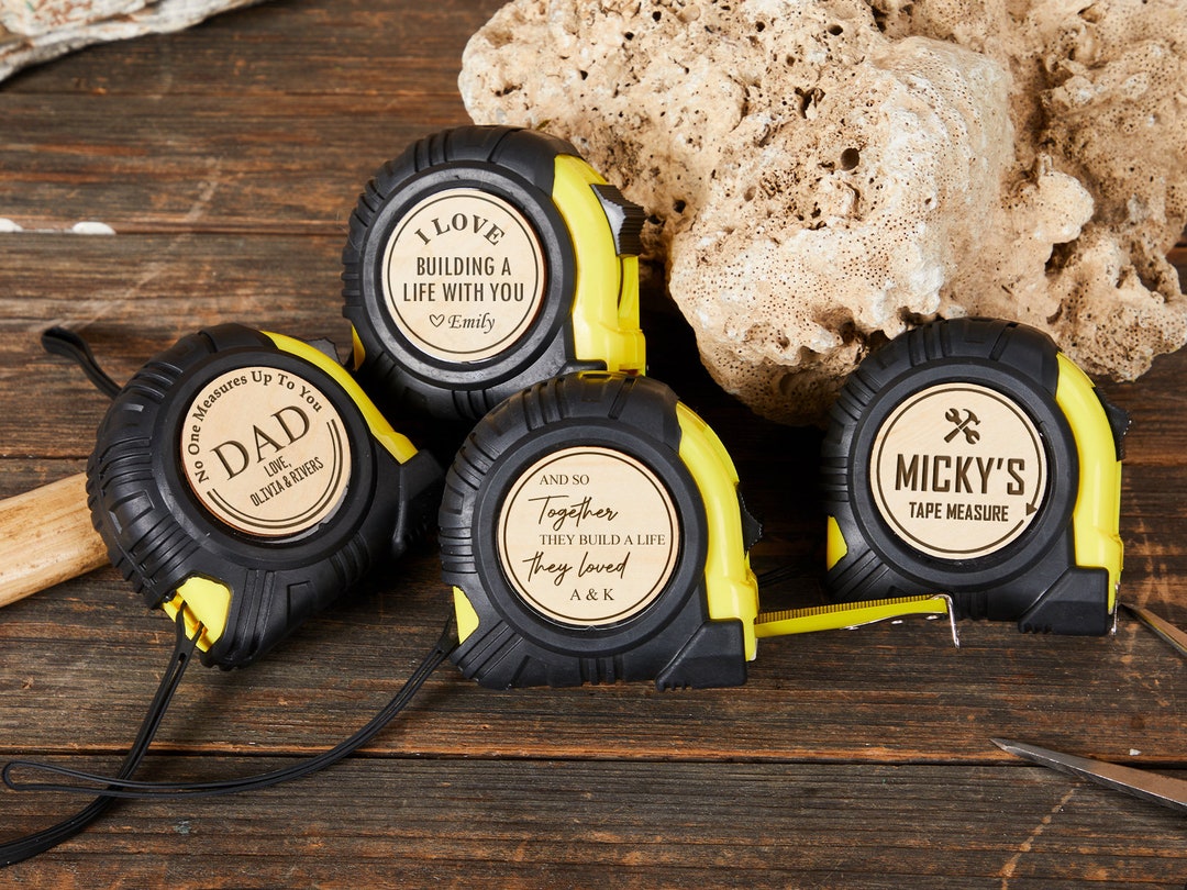 Tape Measure Personalized Wedding Gift for Him,engraved Measure ...