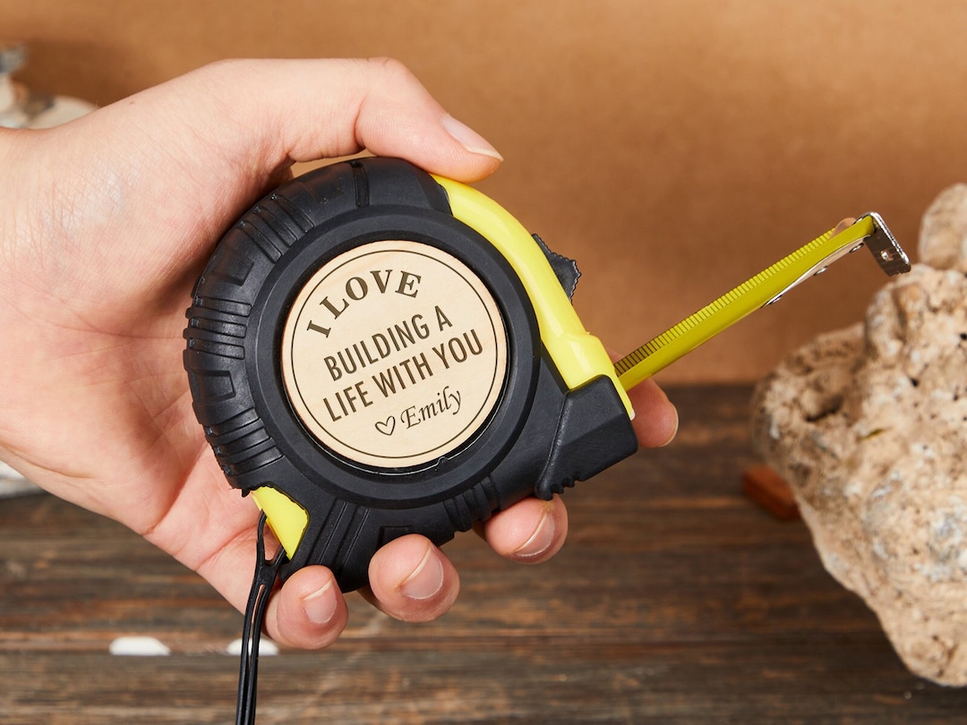 Tape Measure Personalized Wedding Gift for Him,engraved Measure ...